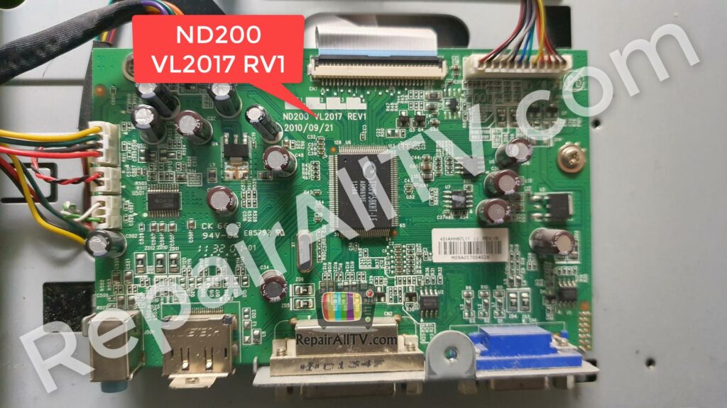 NEC EA192M ND200 VL2017 RV1 25L2026E DUMP 24C16 EEPROM
