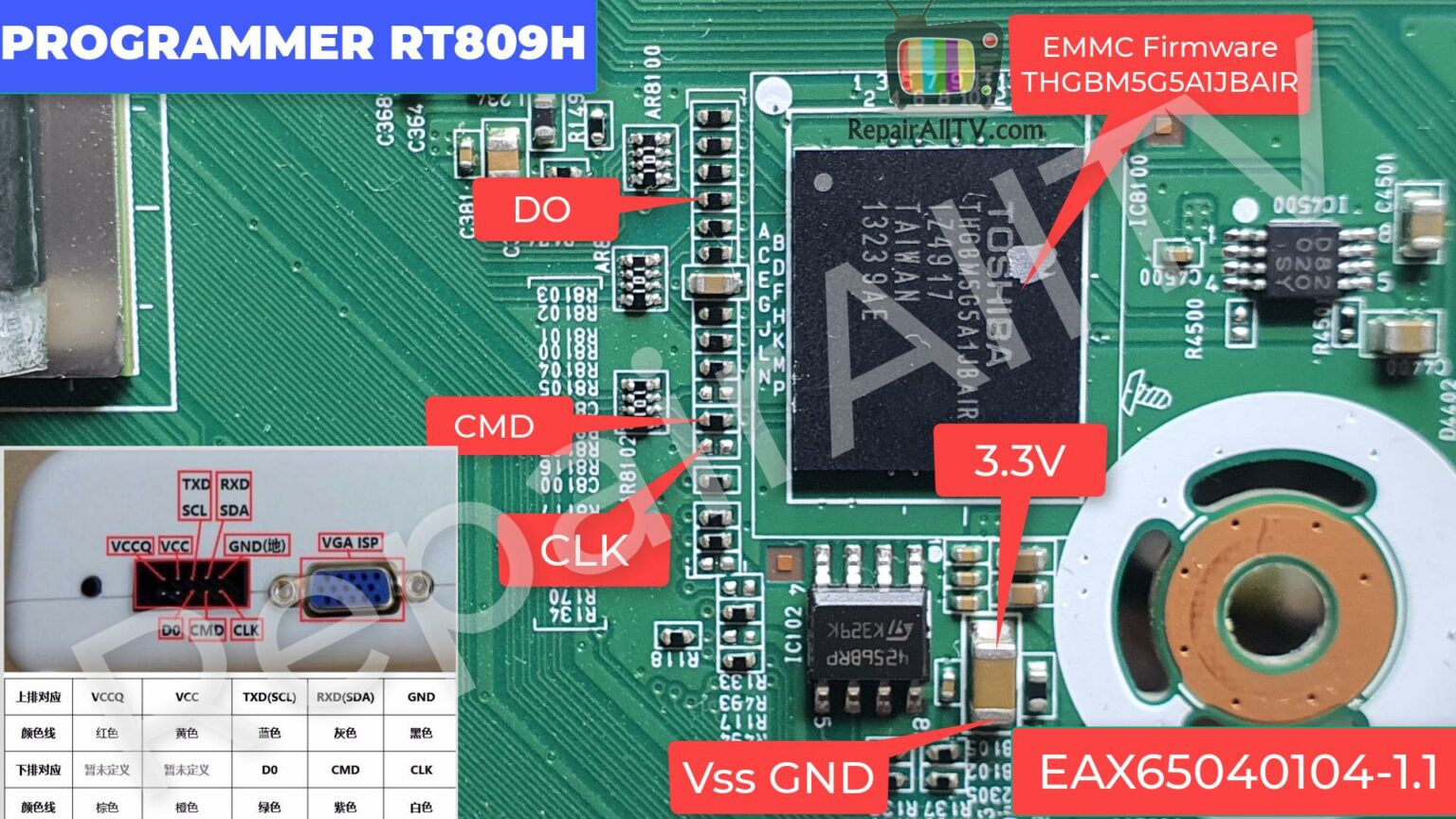 LG 60LA8609 EAX65040104-1.1 EMMC DOWNLOAD