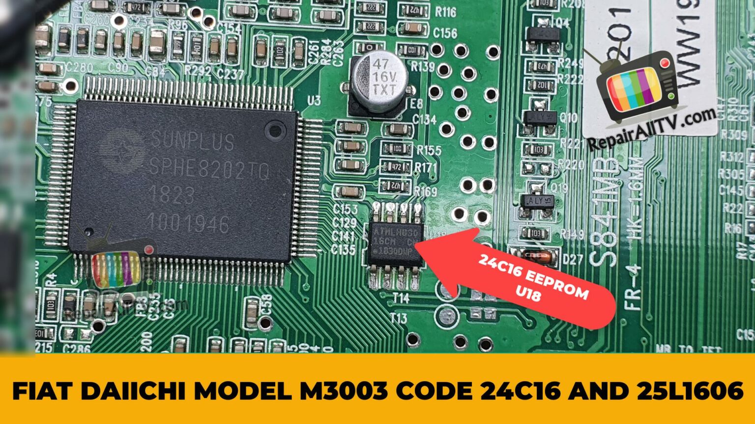 FIAT DAIICHI M3003 CODE DUMP + EEPROM