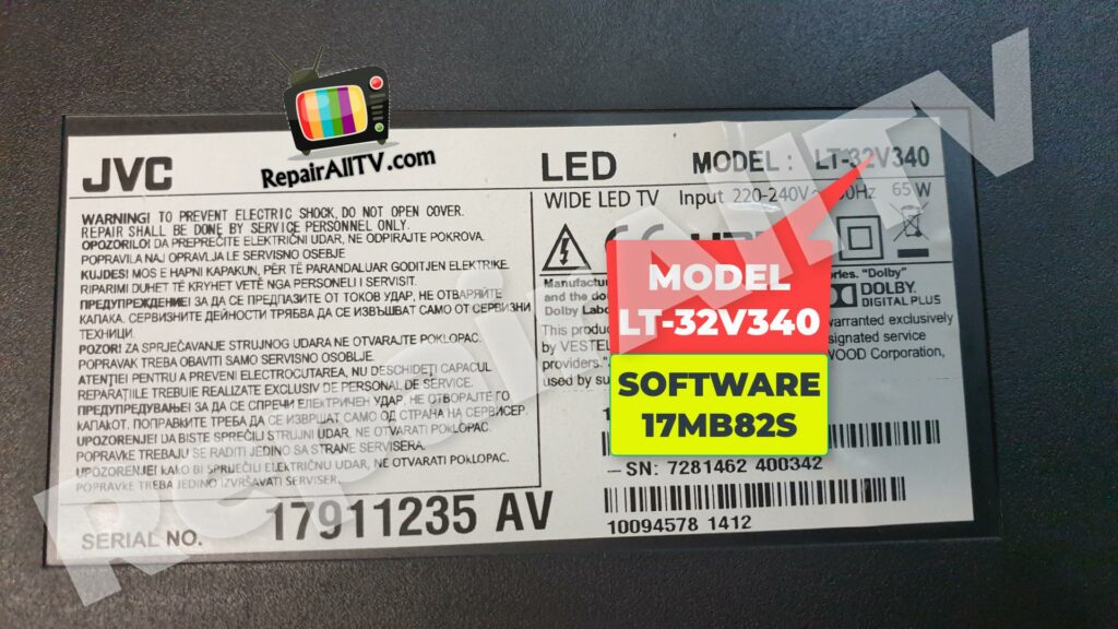 JVC LT-32V340 17MB82S VESTEL SOFTWARE DOWNLOAD