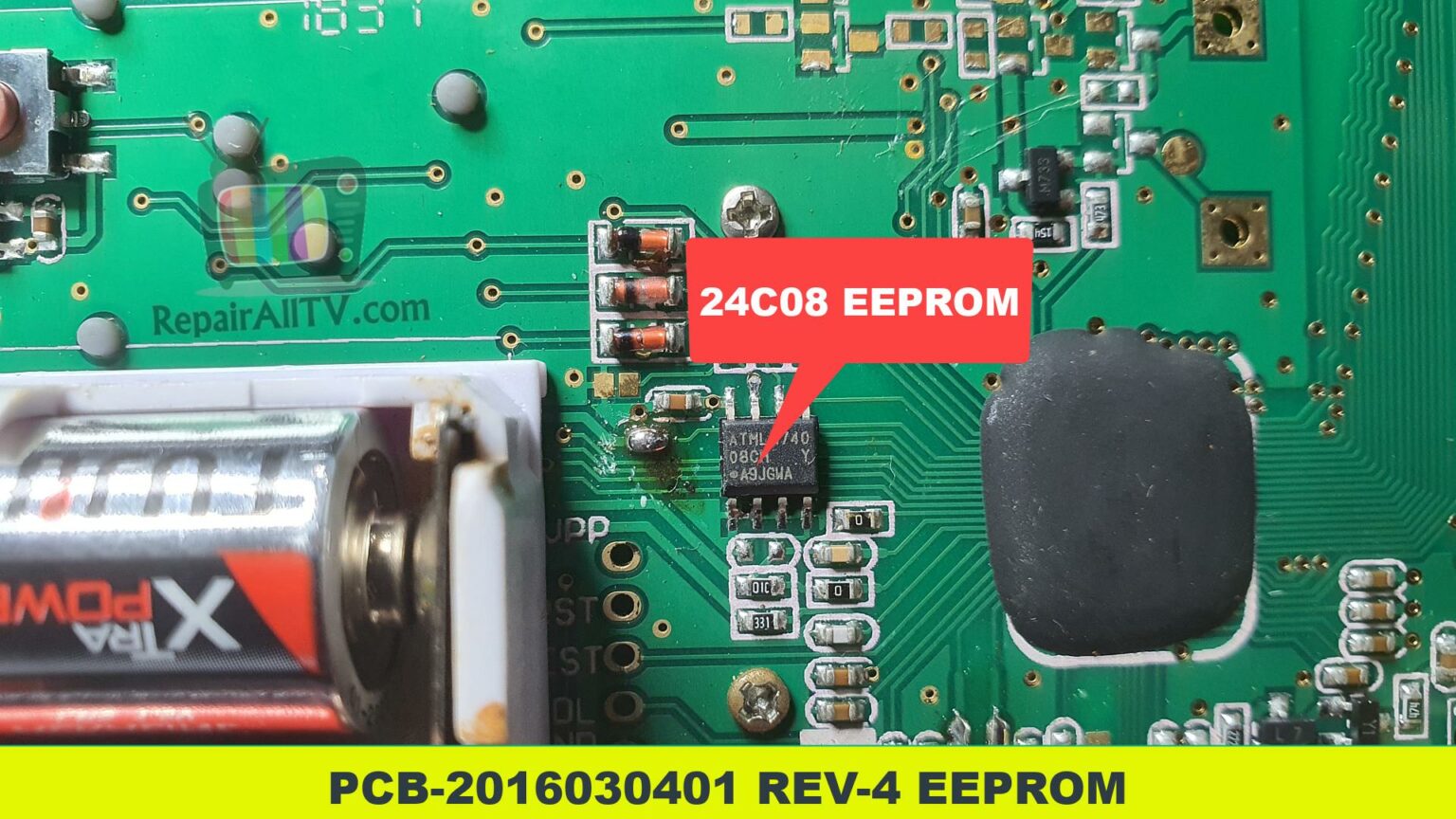 UniTEC SQ7 RF PCB-2016030401 REV-4 24C08 EEPROM