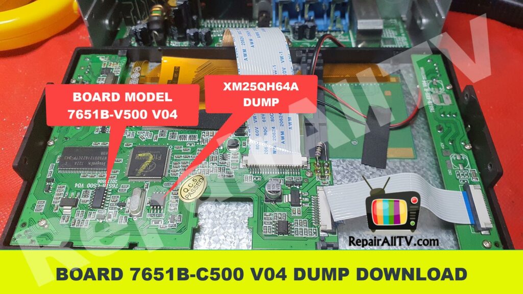 RADIO 7651D 7651B-V500 V04 25QH64 DUMP