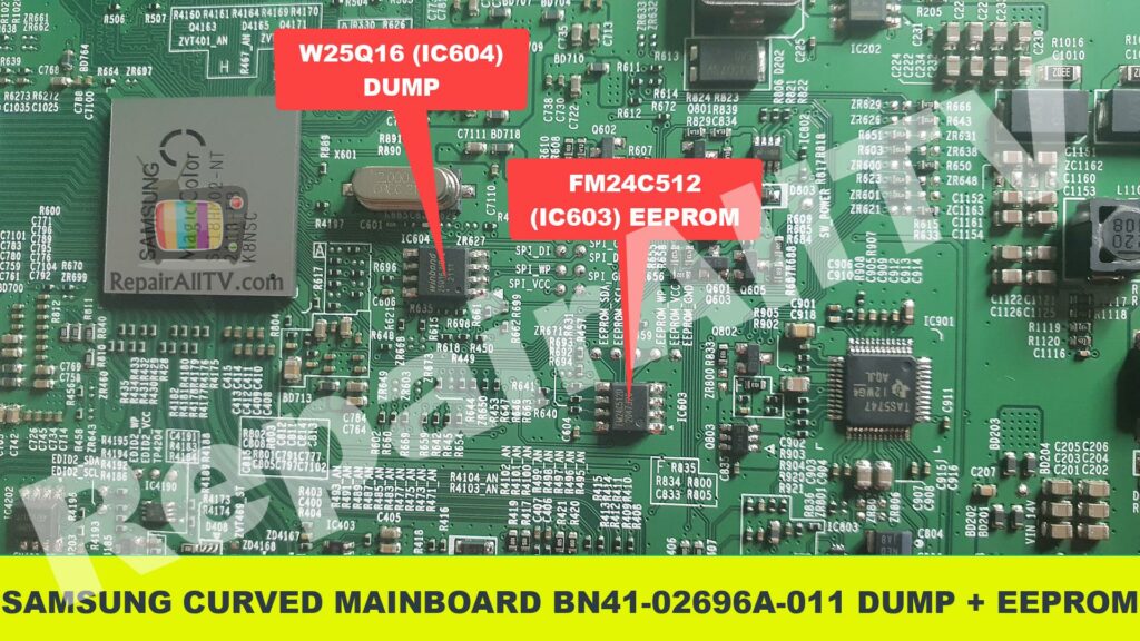 SAMSUNG C24RG50FQR BN41-02696A-011 DUMP + EEPROM