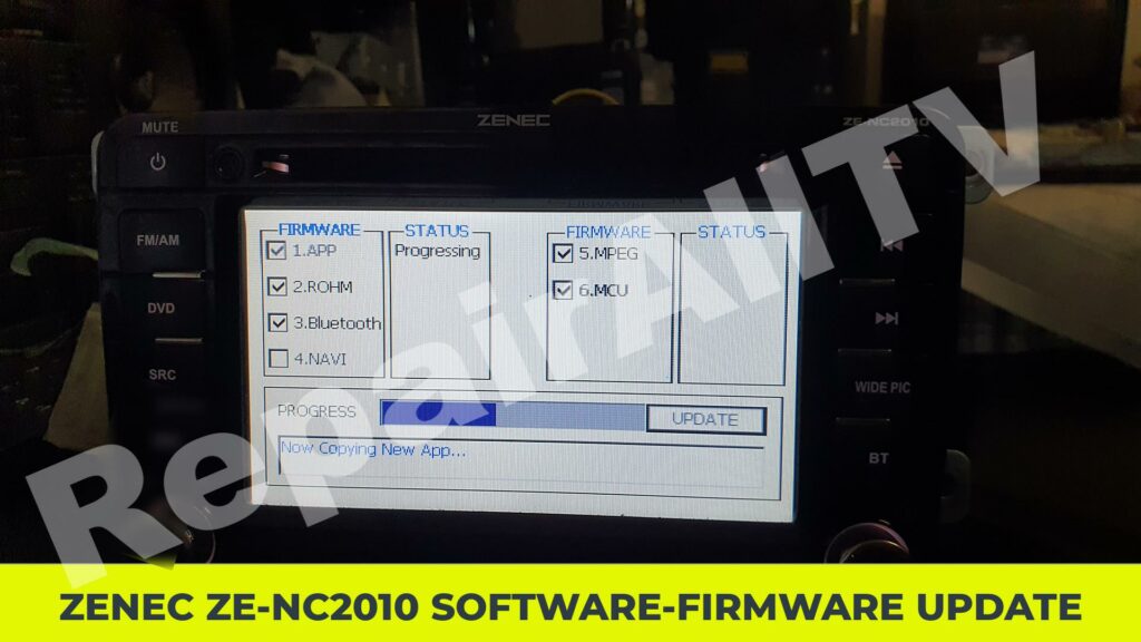 ZENEC ZE-NC2010 FIRMWARE UPDATE DOWNLOAD
