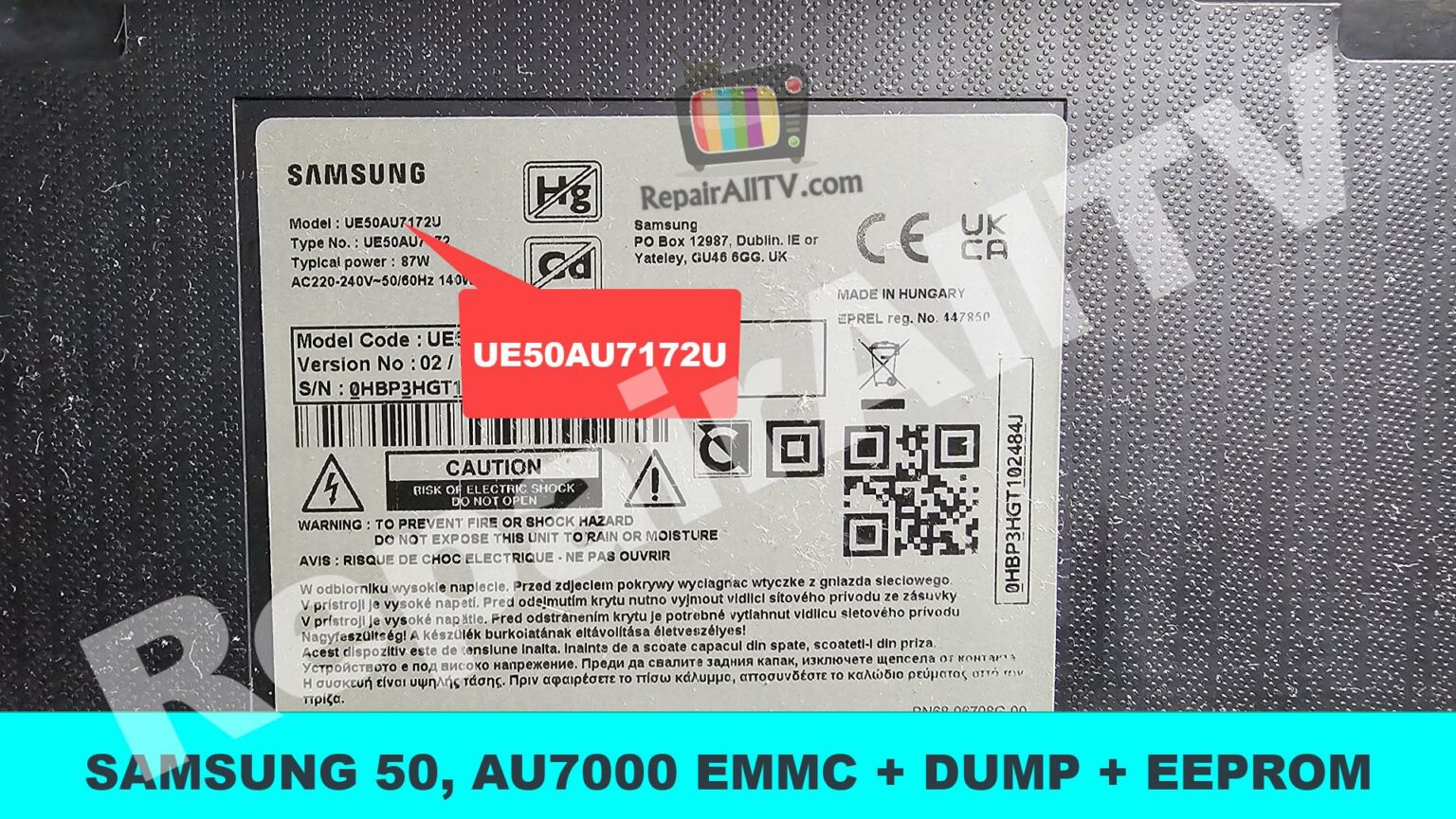 RepairAllTV | EMMC NAND DUMP EEPROM FIRMWARE SOFTWARE